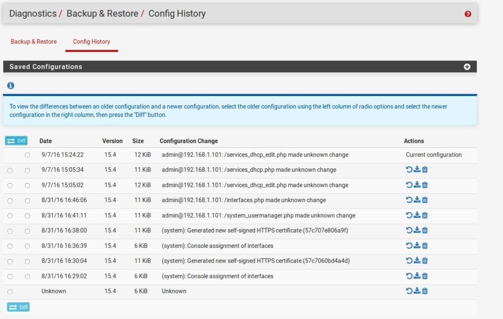 Backup pfSense Configuration Guide