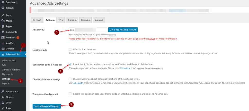[su_label type="black"]Step 2[/su_label] Installing the Advanced Ads ...