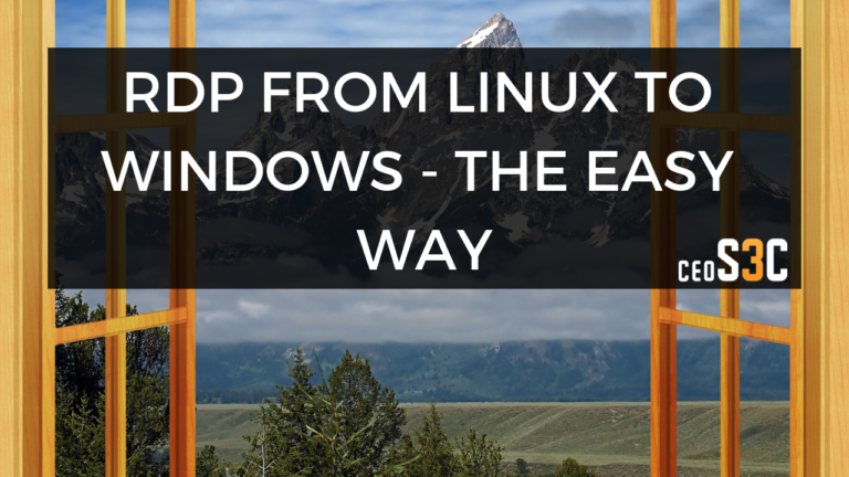 RDP Linux to Windows: The Easiest Way 2019!