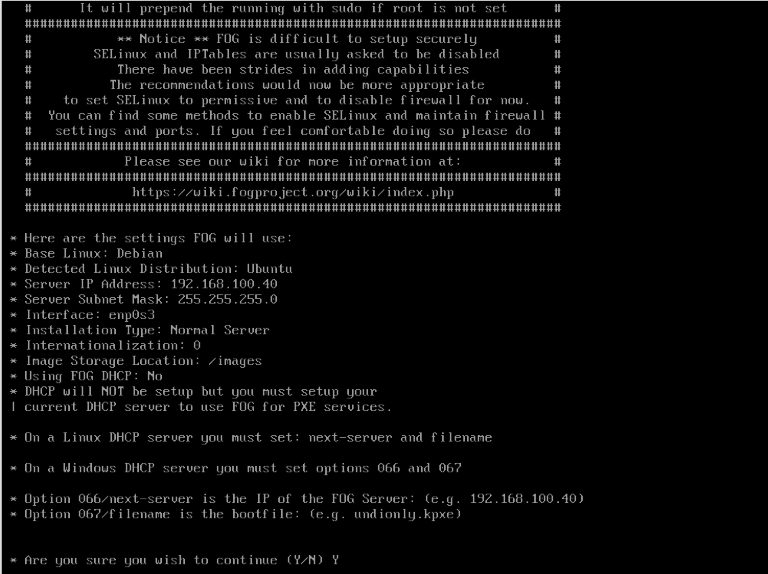 Update FOG Server to the newest Version - Step-By-Step