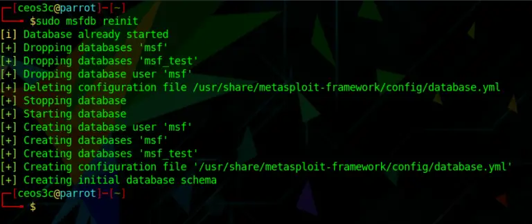Metasploit Failed To Connect To The Database Fixed