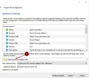 How to install Parrot Security OS on VirtualBox