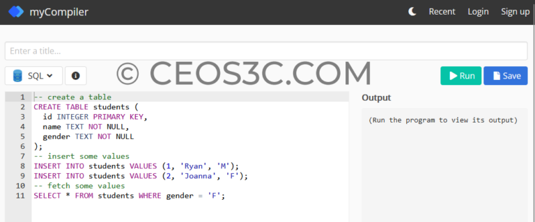 The Best Online SQL Compiler - Our Favorites
