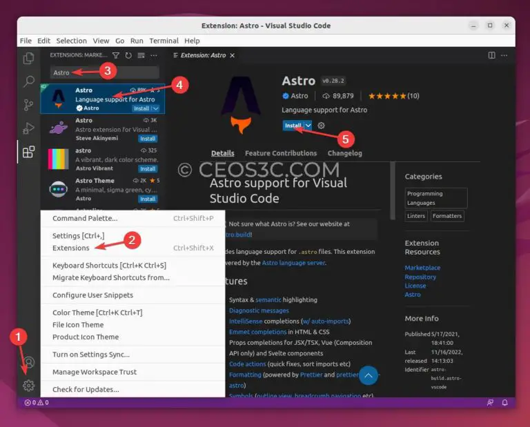 Astro VS Code Setup - Ultimate Guide 2023 Astro VS Code Setup - Ultimate Guide 2023